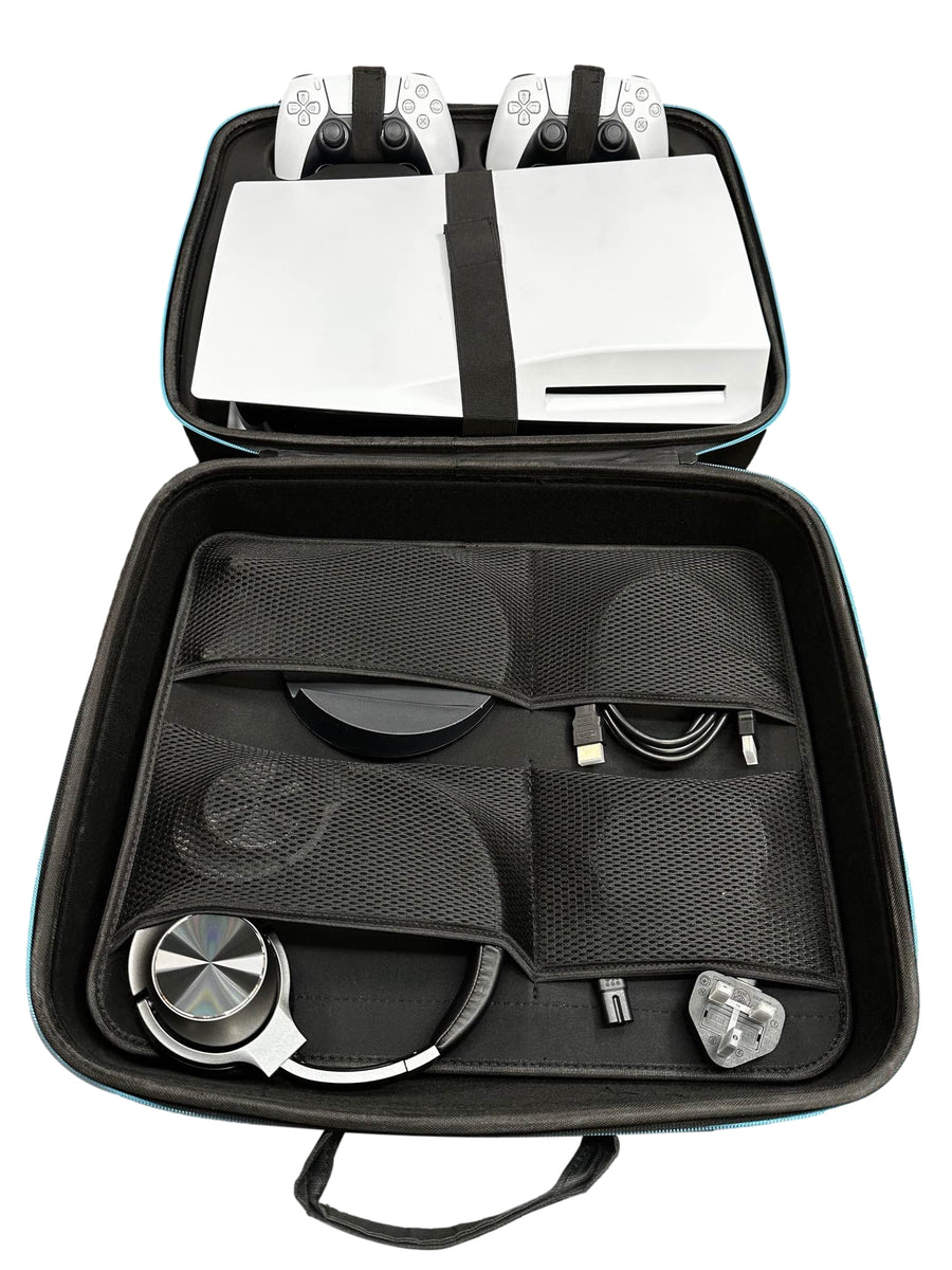 NV Q-View PS5 Case - Console Hard Shell Case Compatible with PlayStati